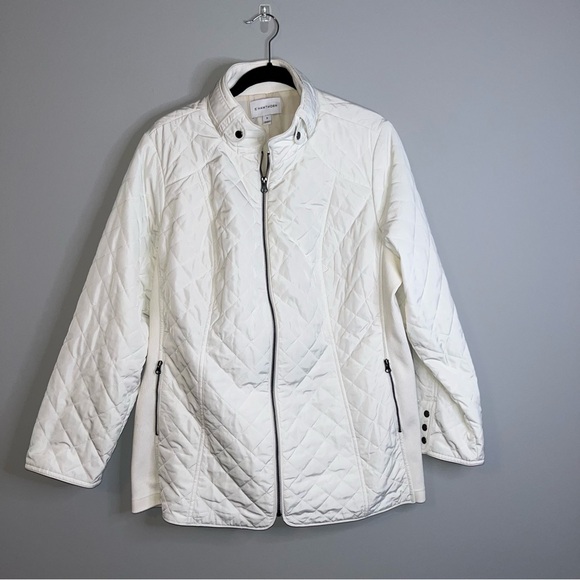 41 Hawthorn | Jackets & Coats | 4 Hawthorn Ivory Quilted Puffer Jacket ...